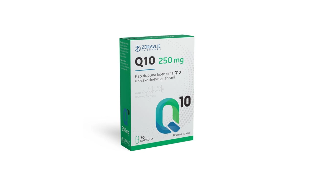 Q10 250MG 30 KAPSULA | Apoteka Galen Pharm Rakovica | Mister D dostava hrane